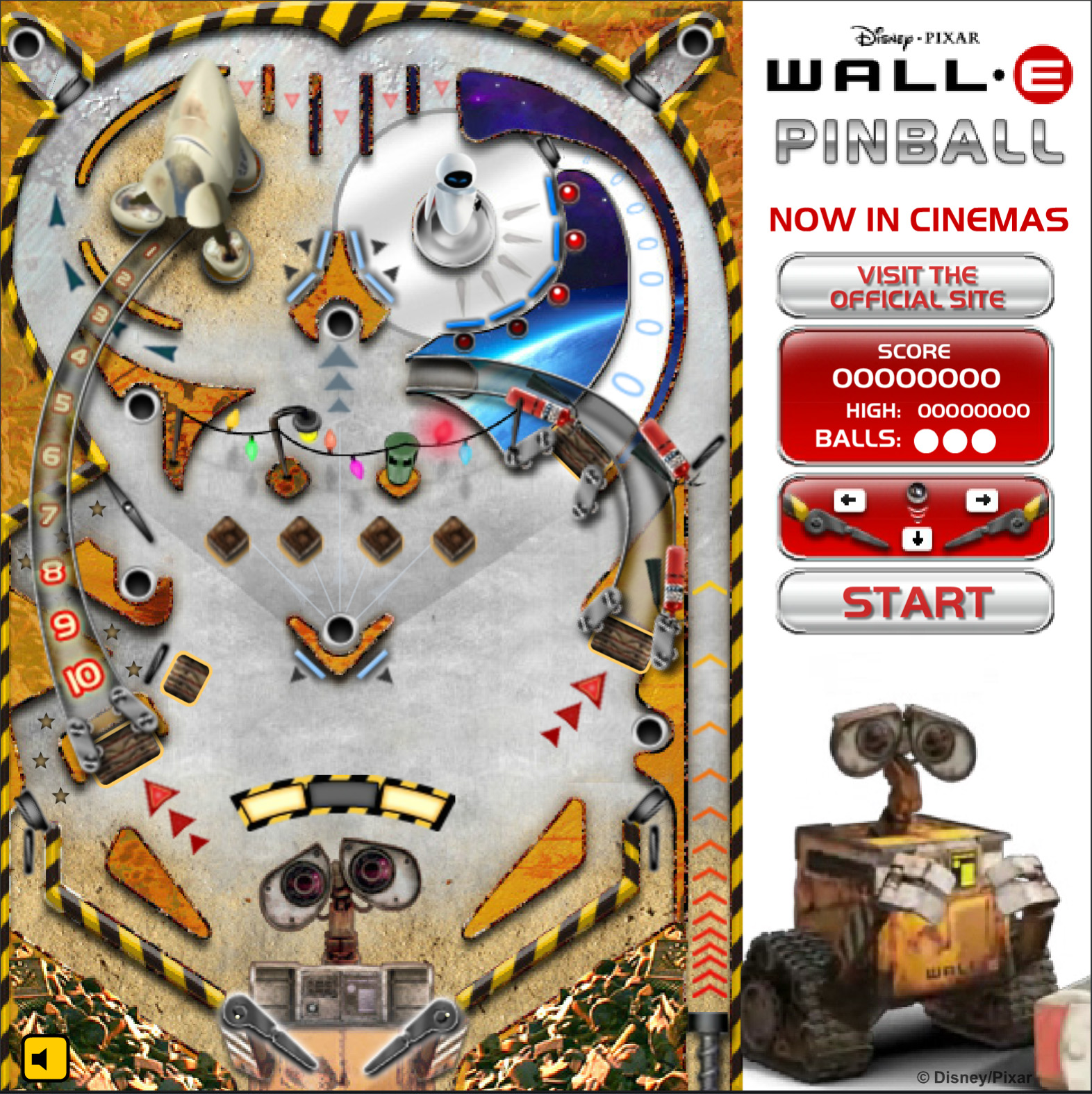 Wall-E Pinball – Rooter's